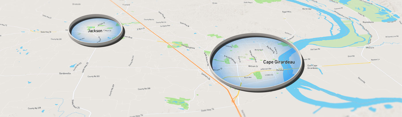 Service Areas - Circle Fiber